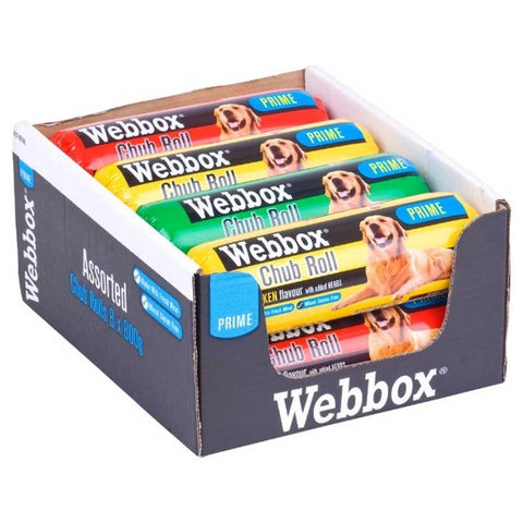 Webbox Assorted Chubs 720g (15 Pack) – Superpet Limited